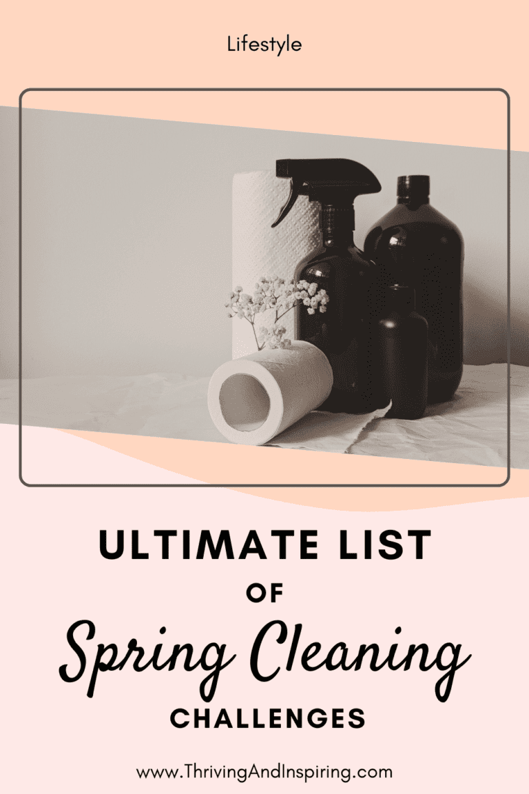 Best April Spring Cleaning Challenges + Free Printables